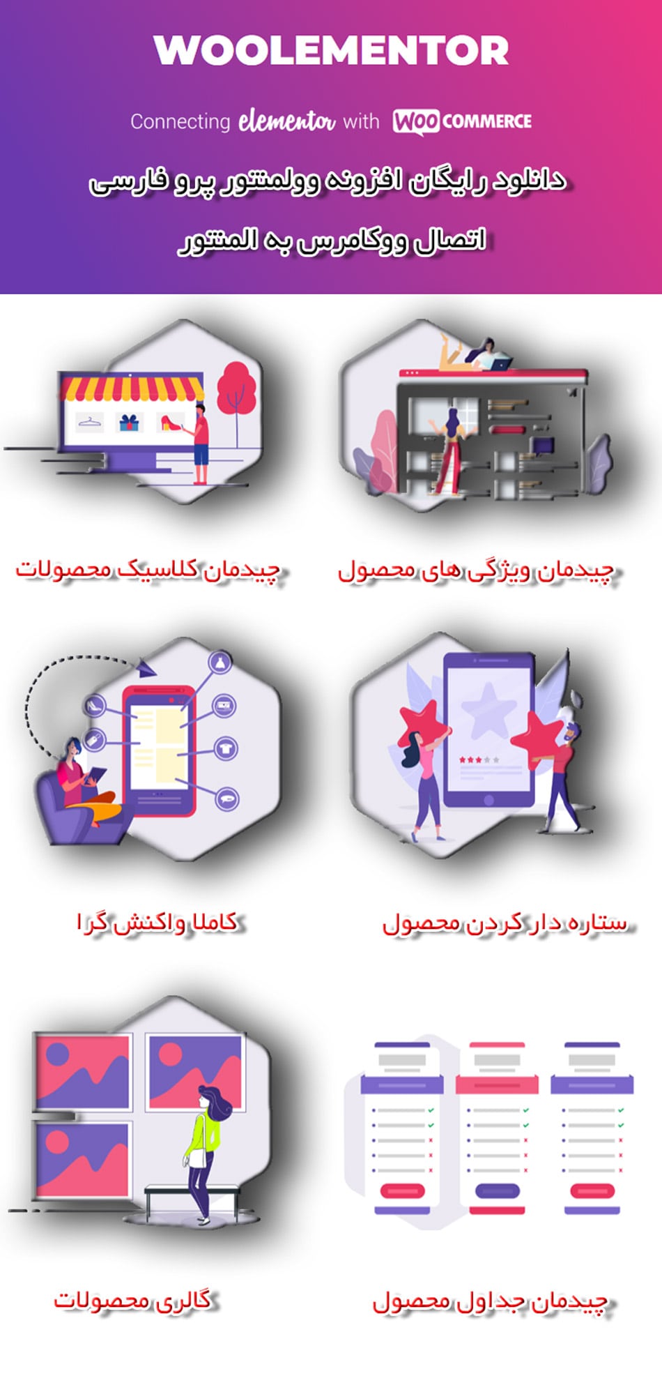 【دانلود رایگان افزونه وولمنتور پرو فارسی Woolementor Pro】